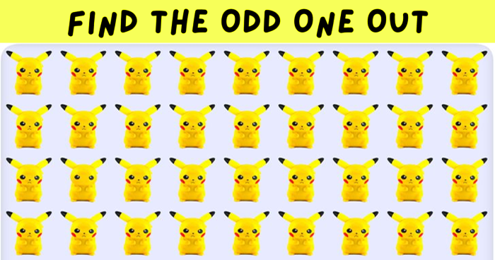 You Have 18 Seconds To Find The Different Pikachu In This 2-Level ...