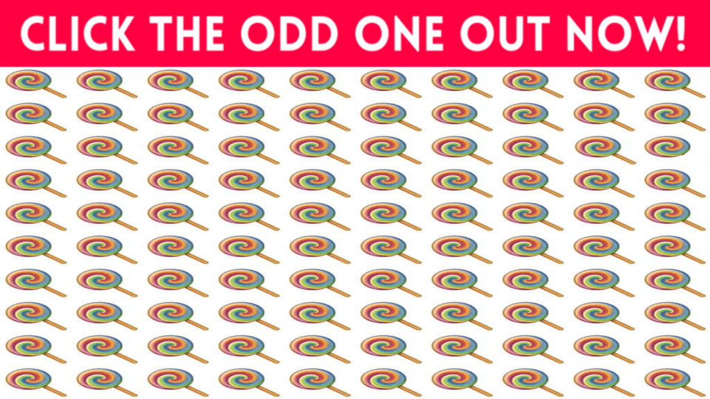 EYE-CHALLENGE: Click The Odd One out In 10 Seconds. – SELFIE QUIZ