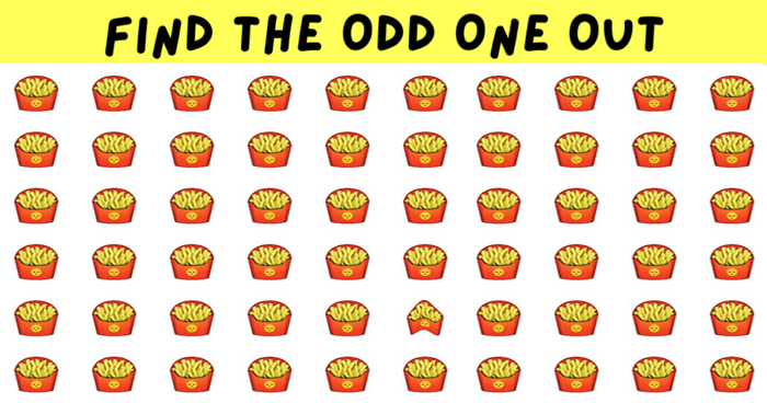 2-LEVEL-TEST: Click The Different Fries In Less Than 3 Seconds ...
