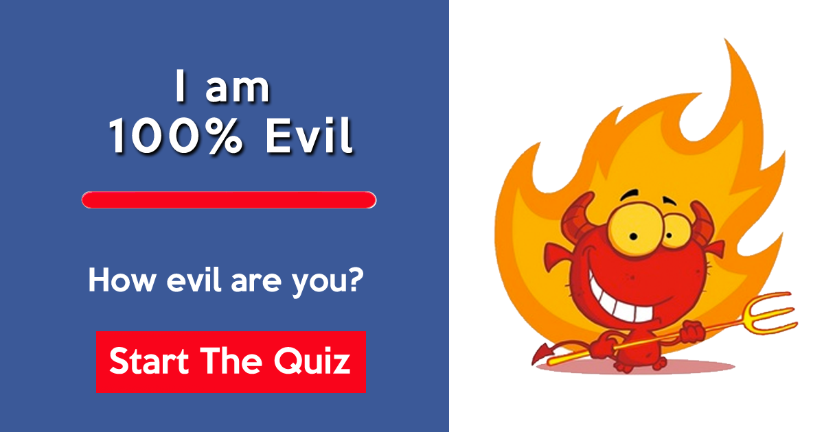 How Evil Are You?