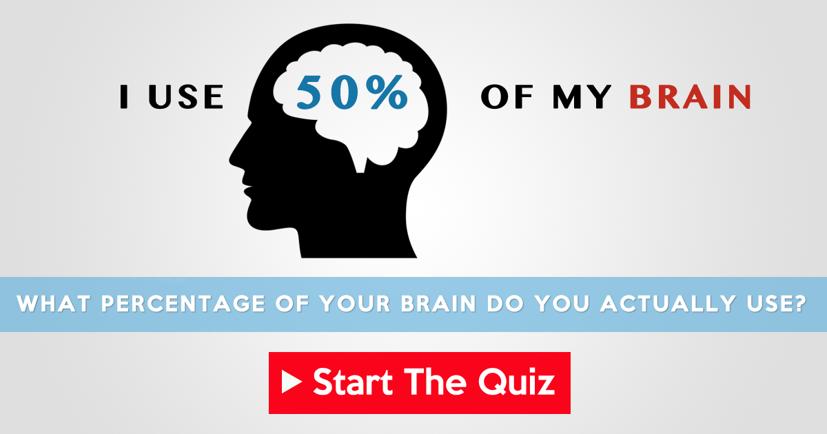 What Percentage Of Your Brain Do You Actually Use?