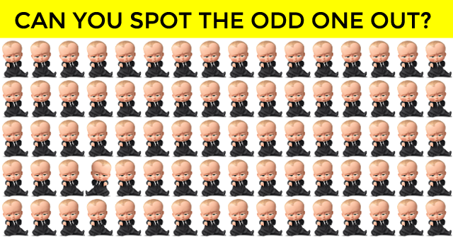 Only 1% Of People Can Spot The Different Image In 20 Seconds